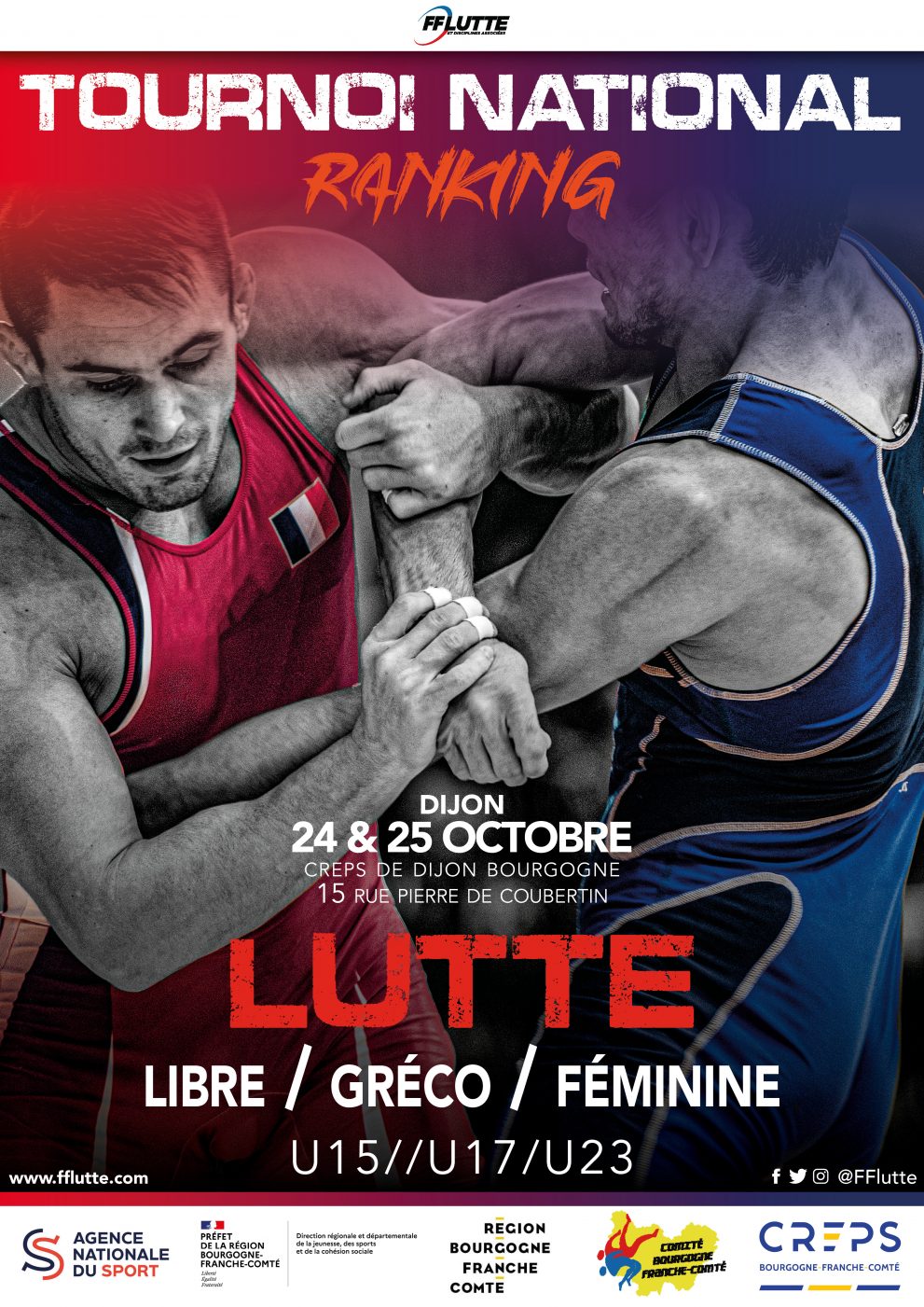 TOURNOI NATIONAL RANKING DIJON - FF Lutte & Disciplines Associées