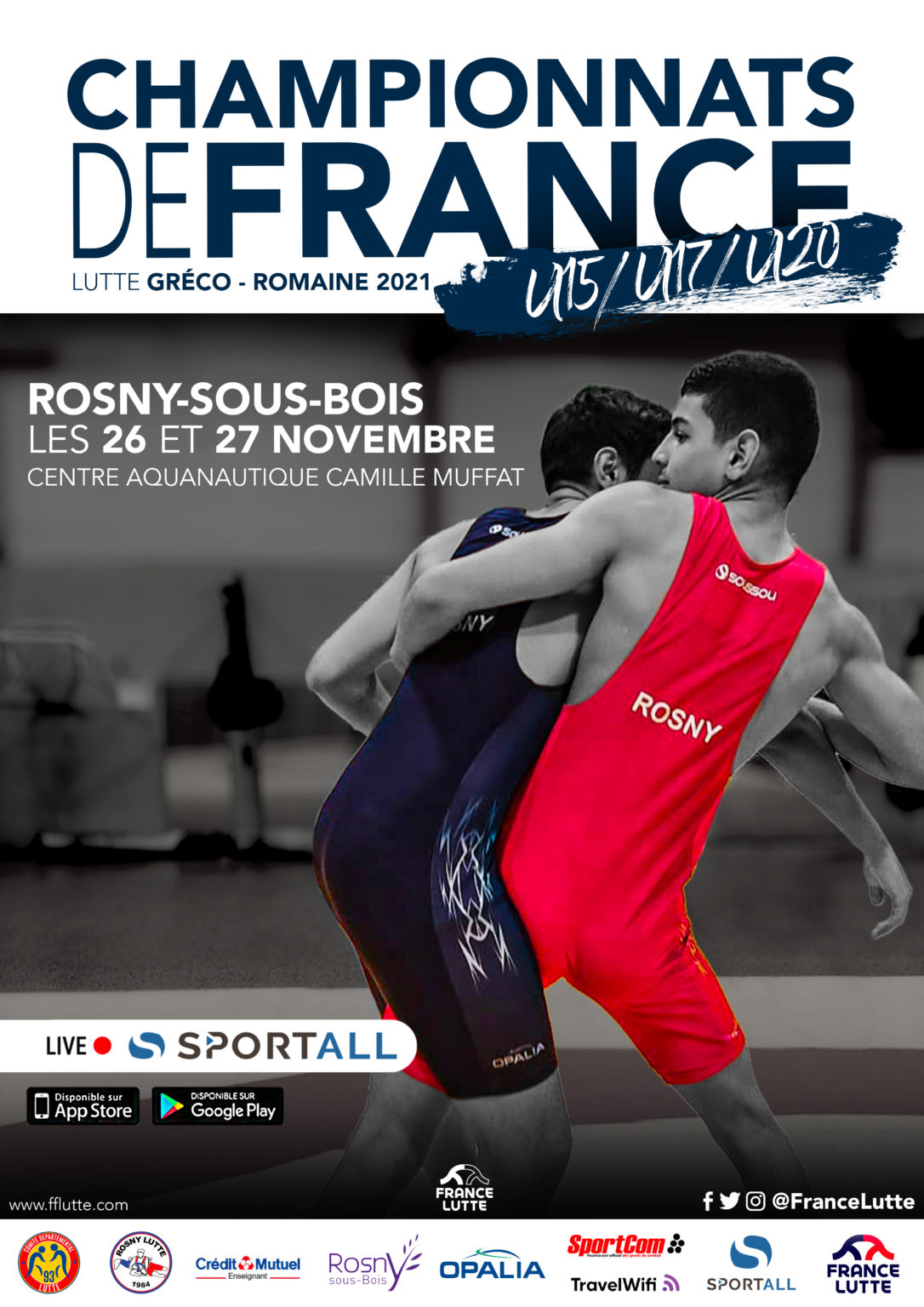 CHAMPIONNATS DE FRANCE - ROSNY - LUTTE GRECO-ROMAINE