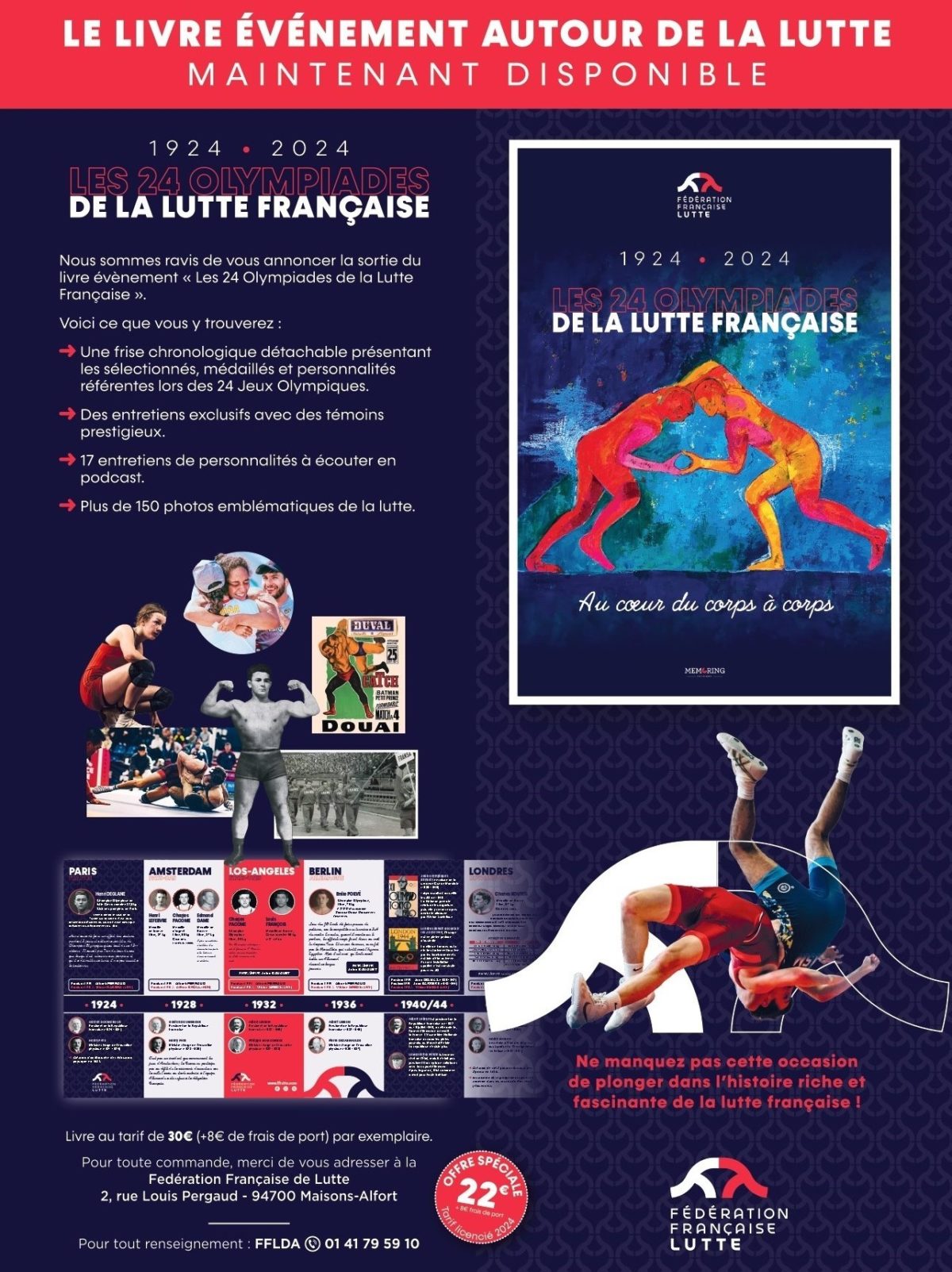 Les 24 Olympiades de la Lutte Française (1924-2024) - FF Lutte ...