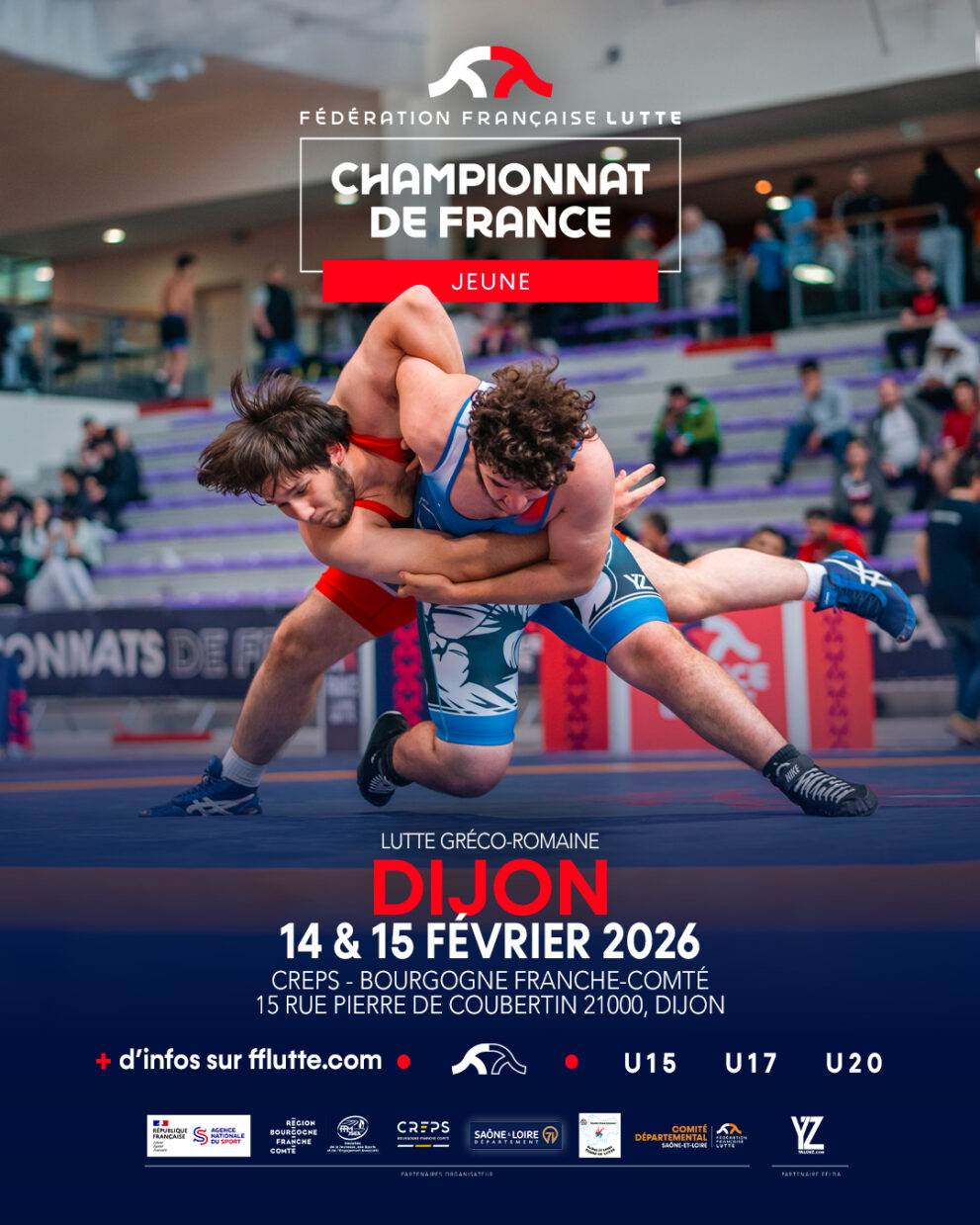 Championnats de France Jeunes 2026 - Lutte Gréco-romaine - FF Lutte ...